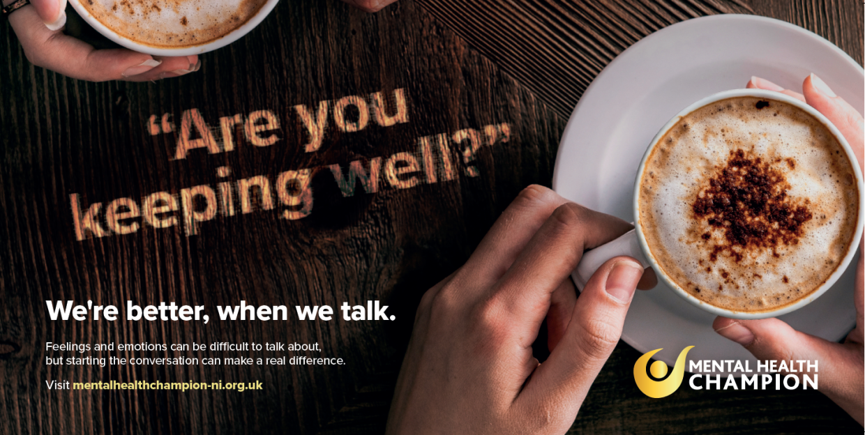 We're Better, When We Talk Campaign | Mental Health Champion Northern ...